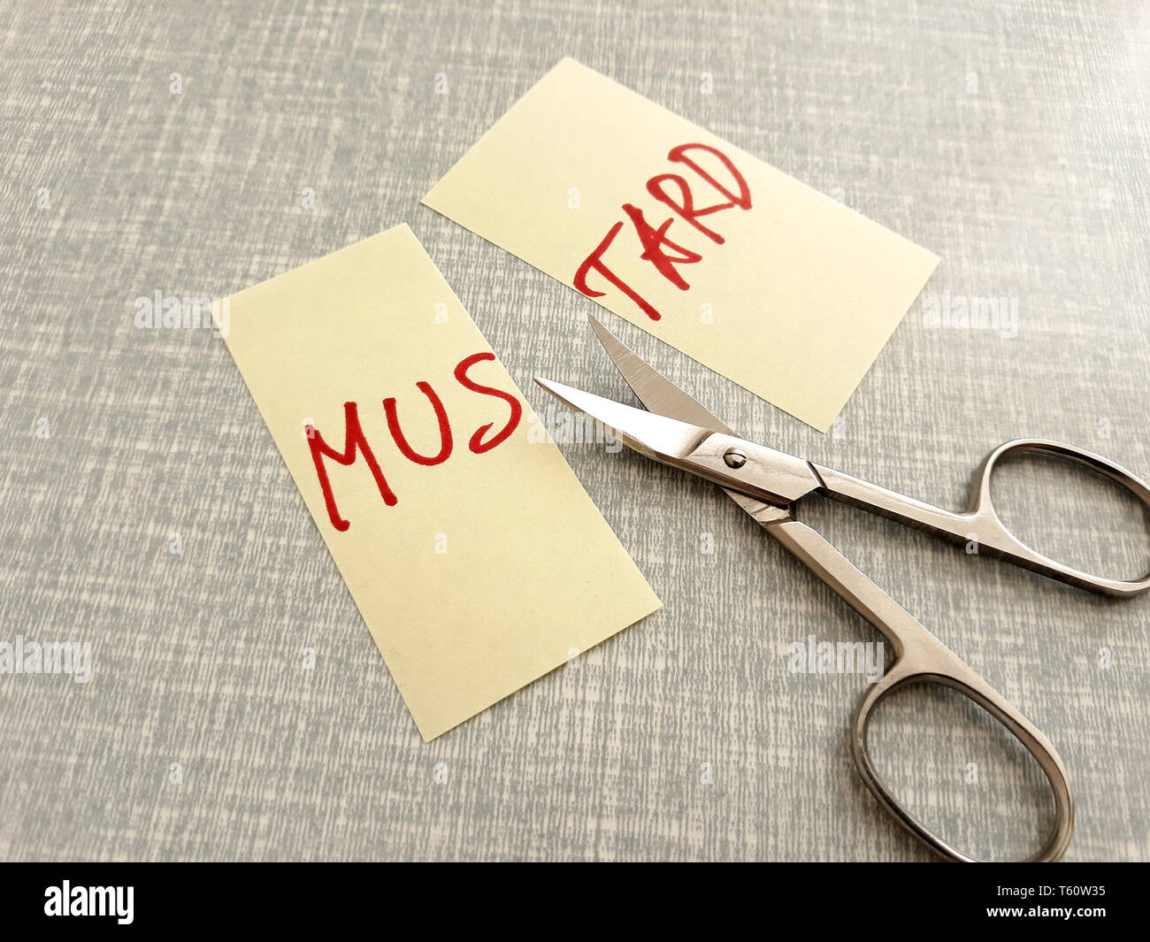 Cut the mustard hi-res stock photography and images - Alamy