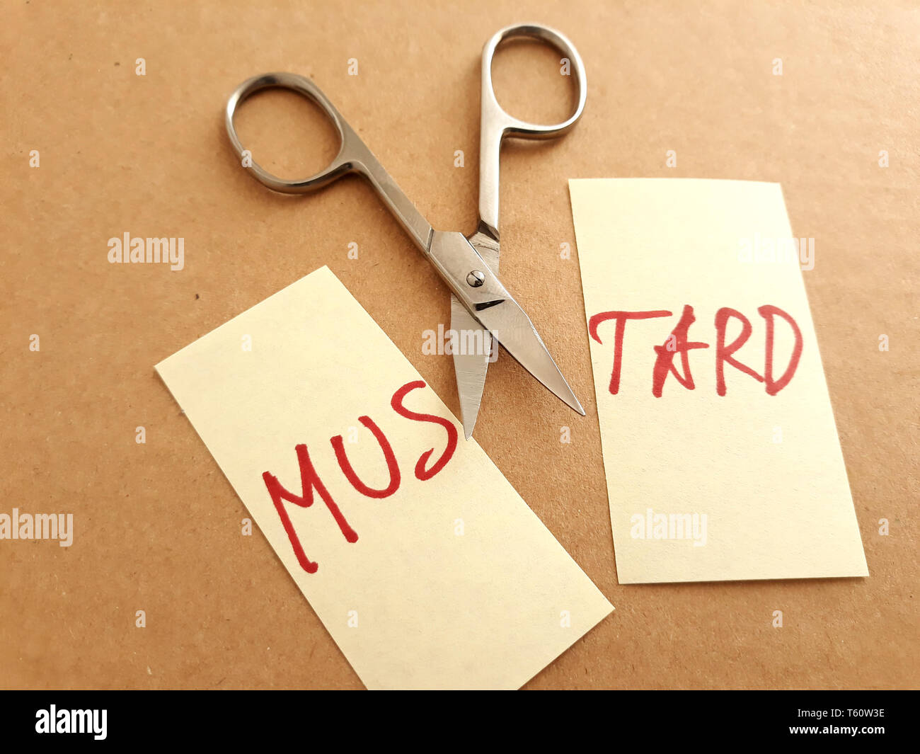 cut the mustard idiom being good enough or as expected or standards paper sheet with text and ...
