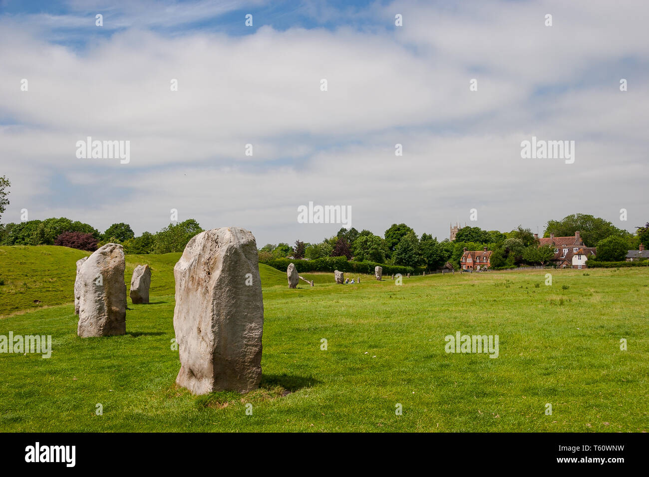Details of stones in the Prehistoric Avebury Stone Circle, Wiltshire ...