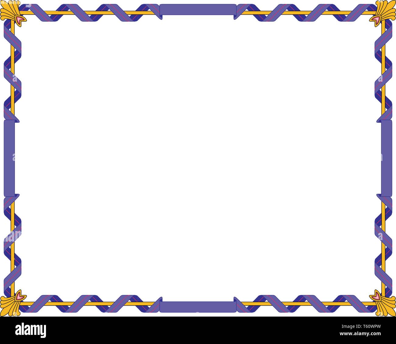 Regal Border Vector Illustration Stock Vector Image & Art - Alamy