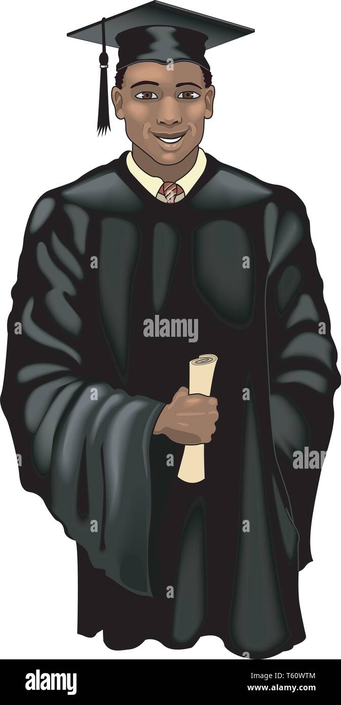 Graduate Vector Illustration Stock Vector Image & Art - Alamy