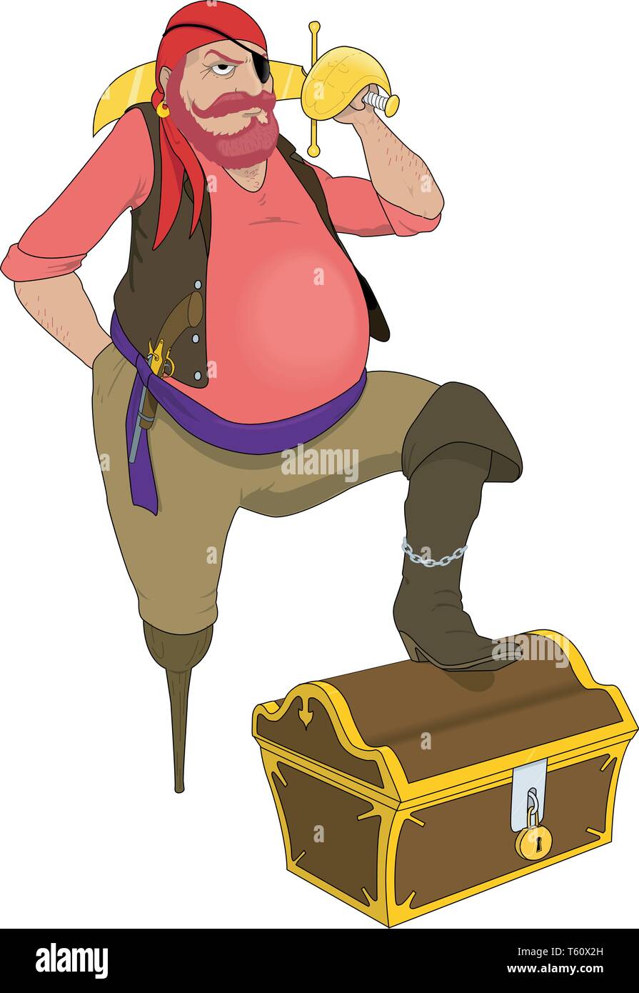 Pirate wooden leg hi-res stock photography and images - Alamy