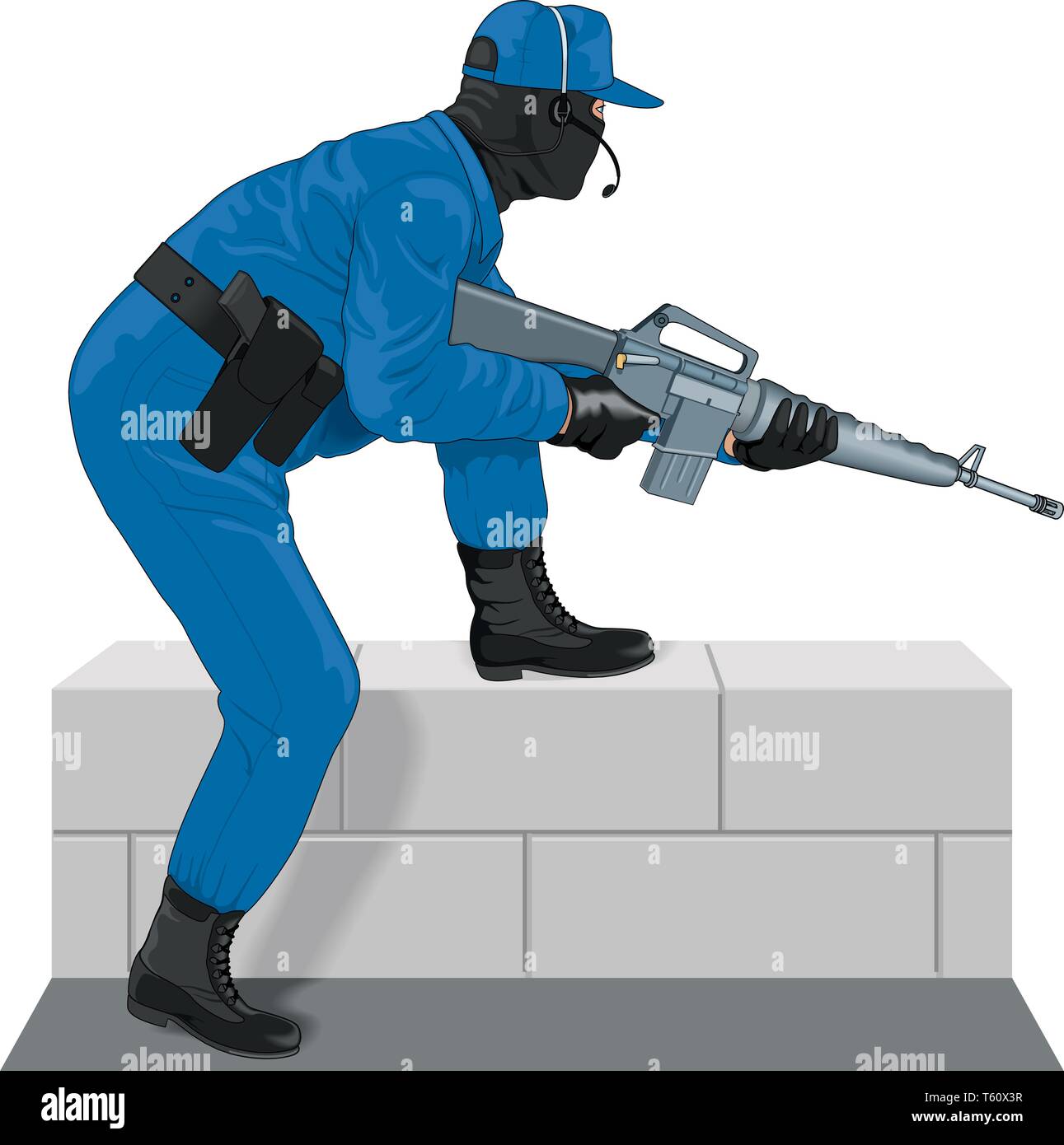 S.W.A.T. Vector Illustration Stock Vector Image & Art - Alamy