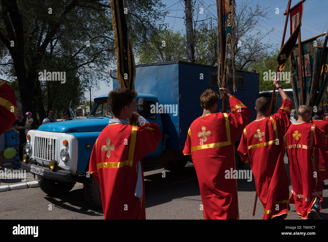 Khorugv orthodox hi-res stock photography and images - Alamy