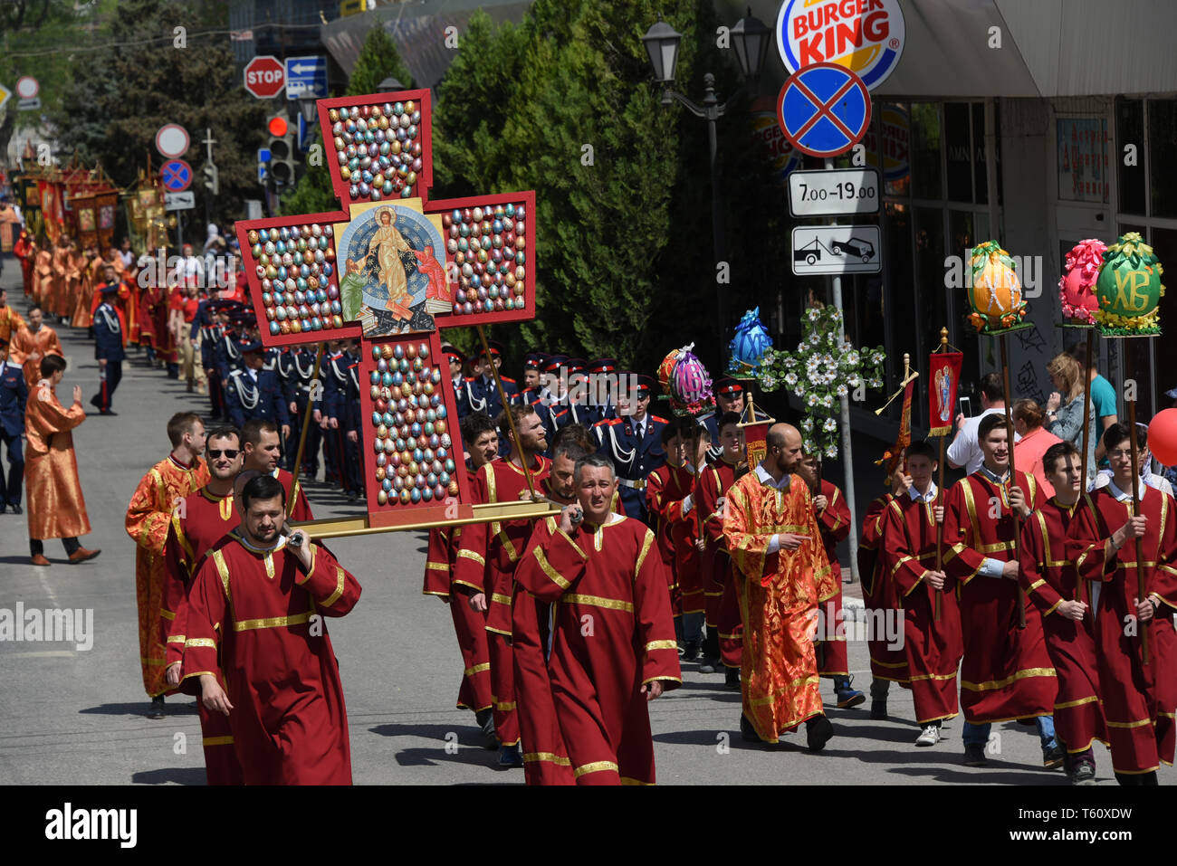 Religious procession cross hi-res stock photography and images - Alamy