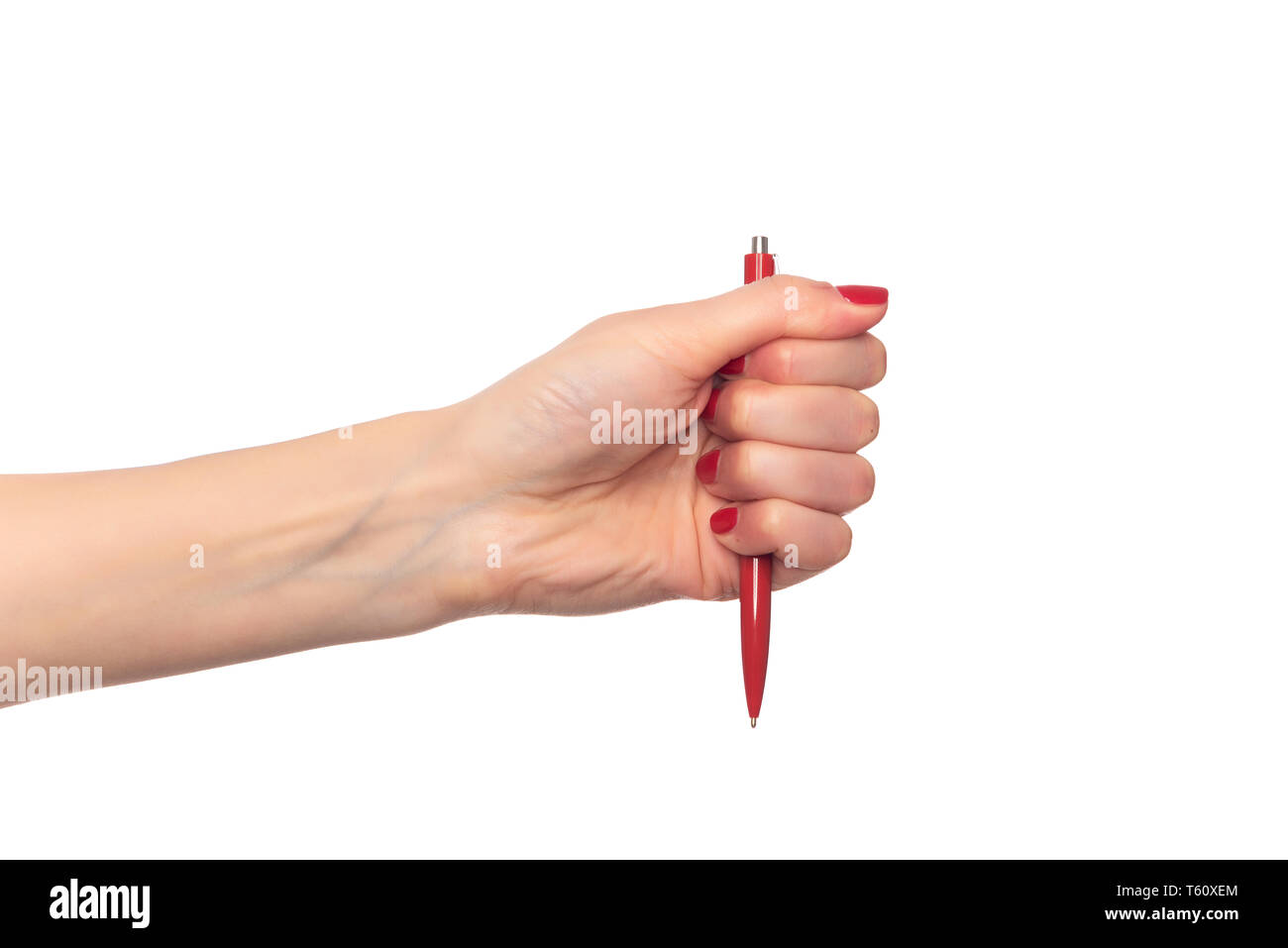 Hand holding on to pen hi-res stock photography and images - Alamy