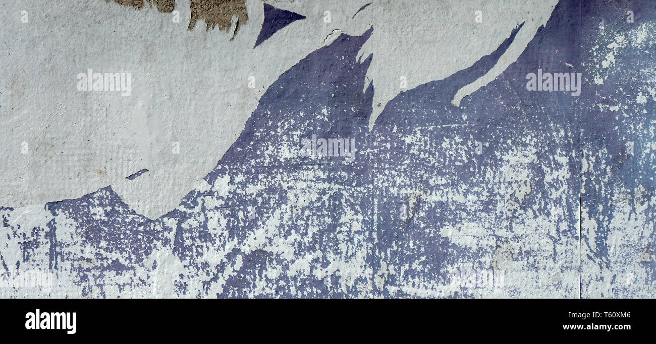 Old ripped torn grunge posters placard texture background Stock Photo ...