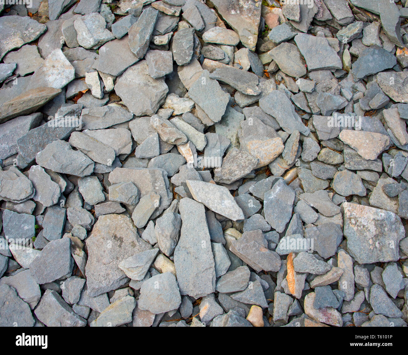 Old Pieces of Slate at a disused slate mine in Cumbria,UK Stock Photo ...