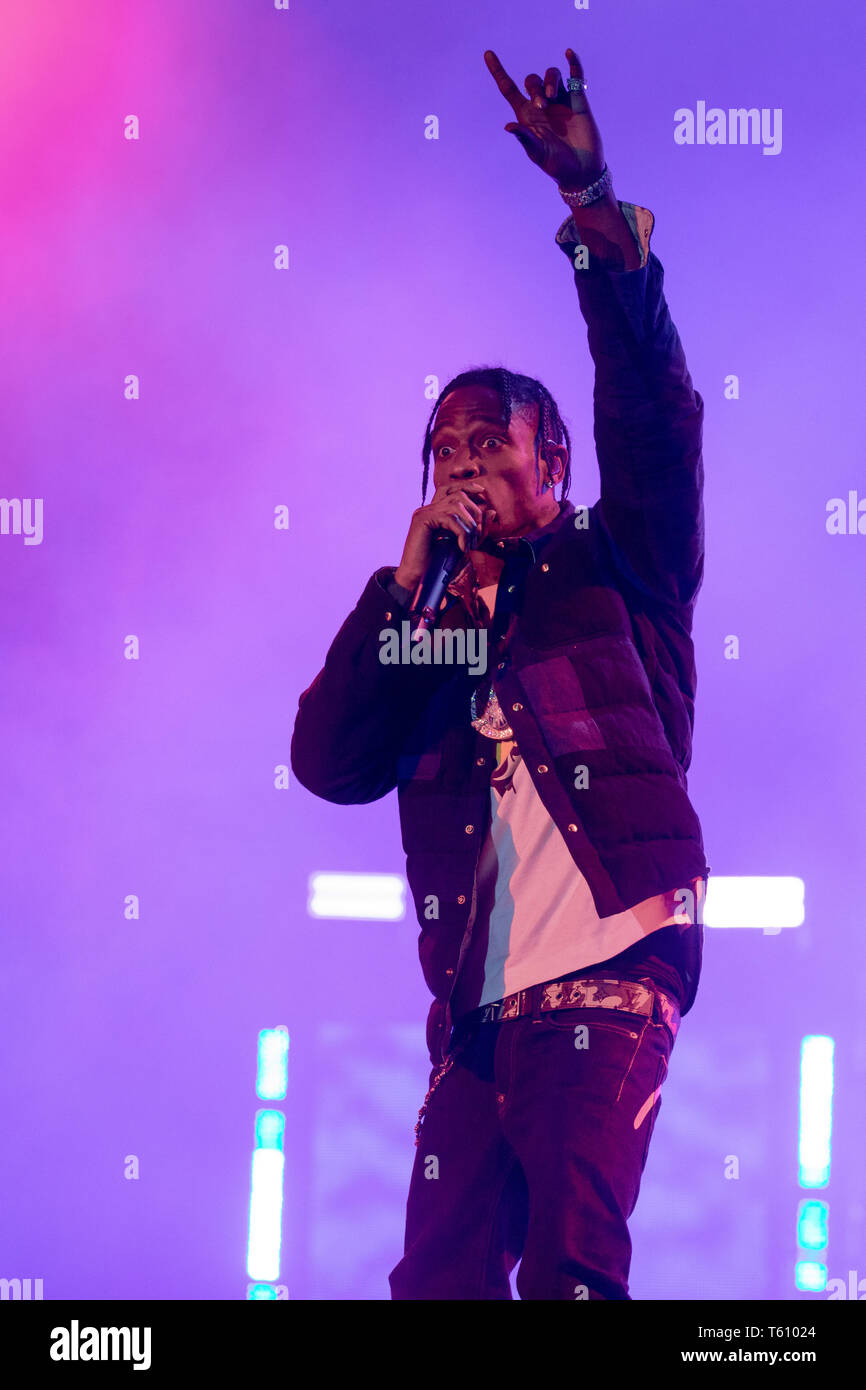 April 27, 2019 - Virginia Beach, Virginia, U.S - Rapper TRAVIS SCOTT ...