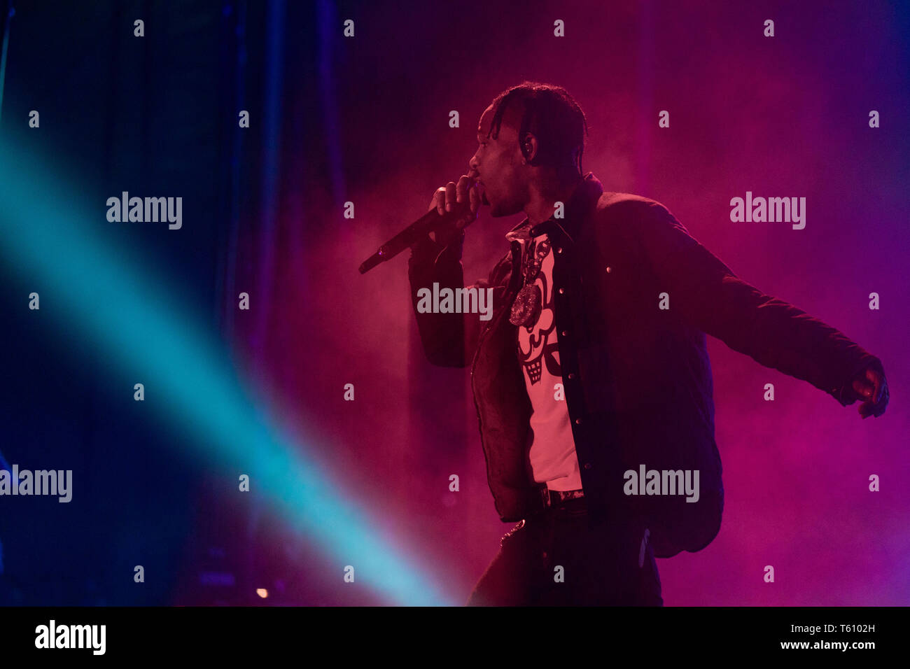 April 27, 2019 - Virginia Beach, Virginia, U.S - Rapper TRAVIS SCOTT ...