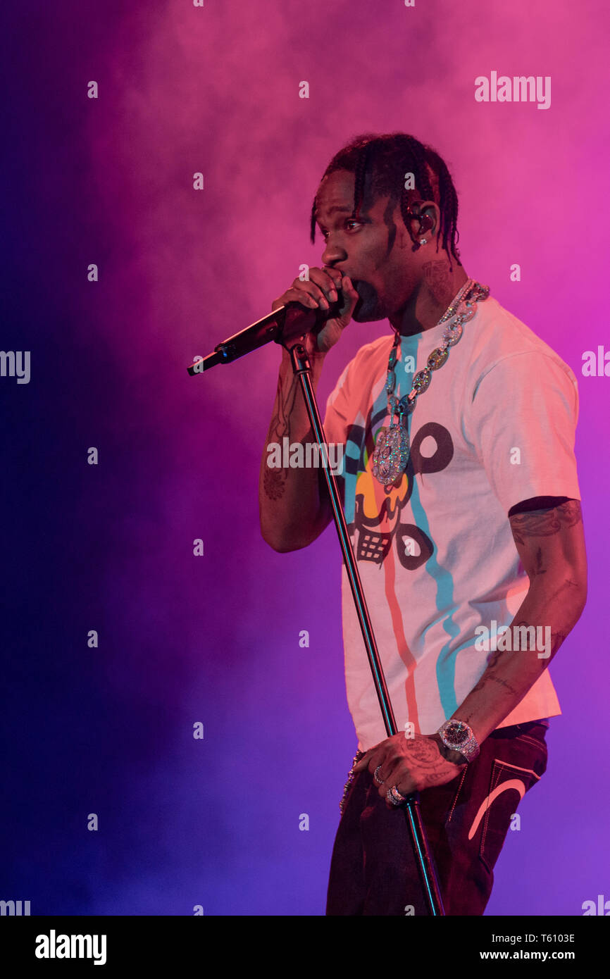 April 27, 2019 - Virginia Beach, Virginia, U.S - Rapper TRAVIS SCOTT ...