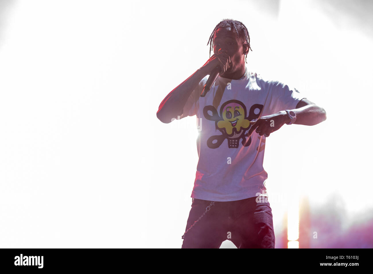 April 27, 2019 - Virginia Beach, Virginia, U.S - Rapper TRAVIS SCOTT ...