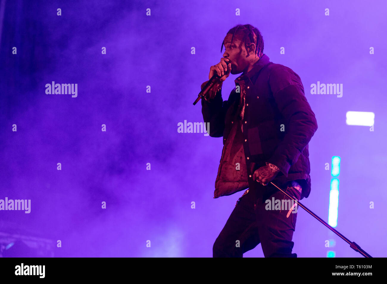 April 27, 2019 - Virginia Beach, Virginia, U.S - Rapper TRAVIS SCOTT ...