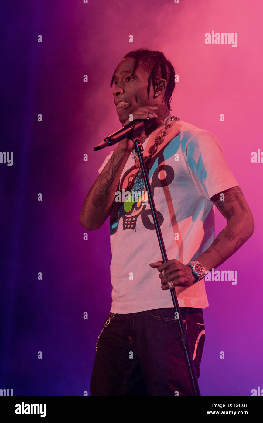 April 27, 2019 - Virginia Beach, Virginia, U.S - Rapper TRAVIS SCOTT ...