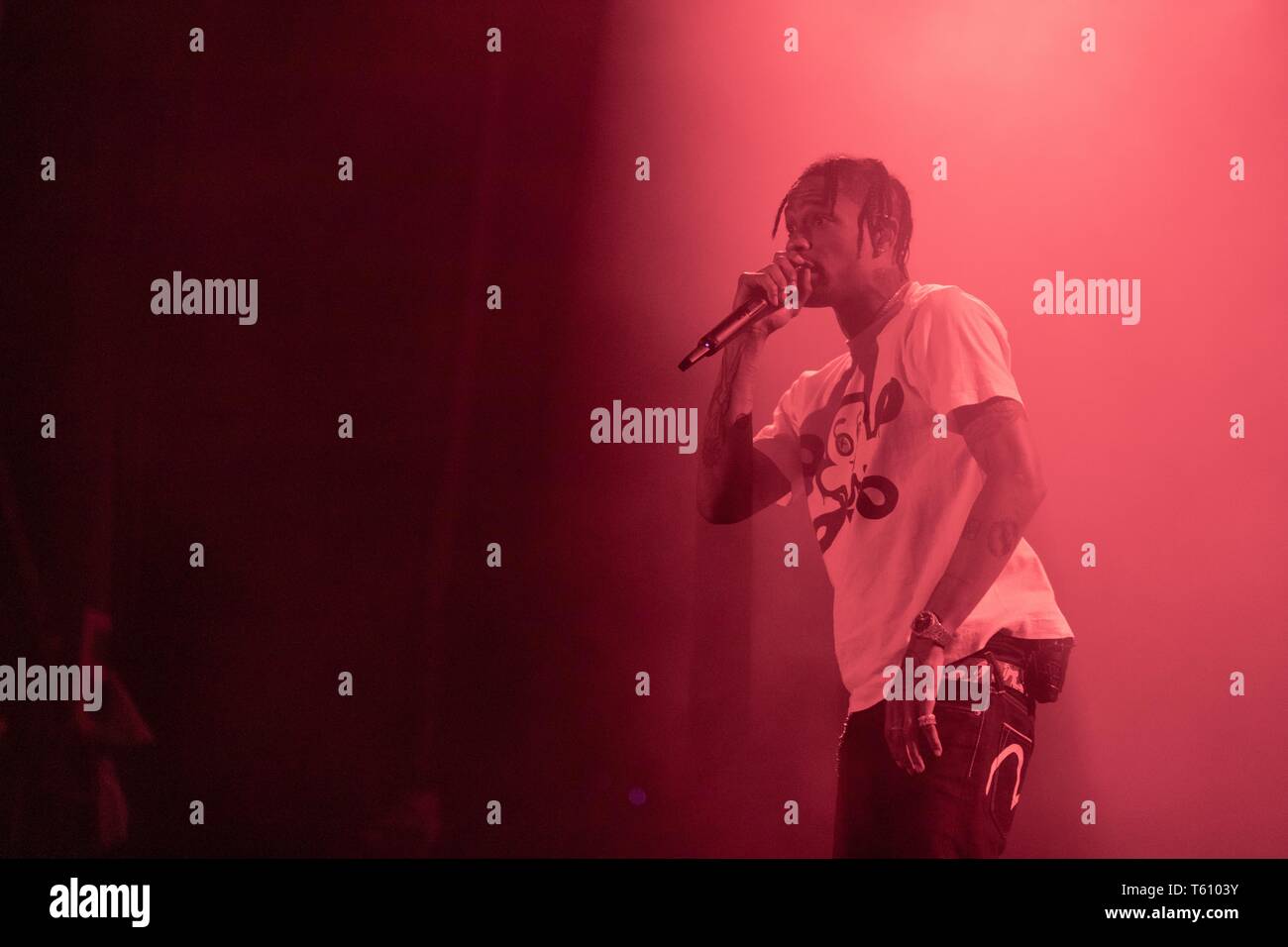 April 27, 2019 - Virginia Beach, Virginia, U.S - Rapper TRAVIS SCOTT ...
