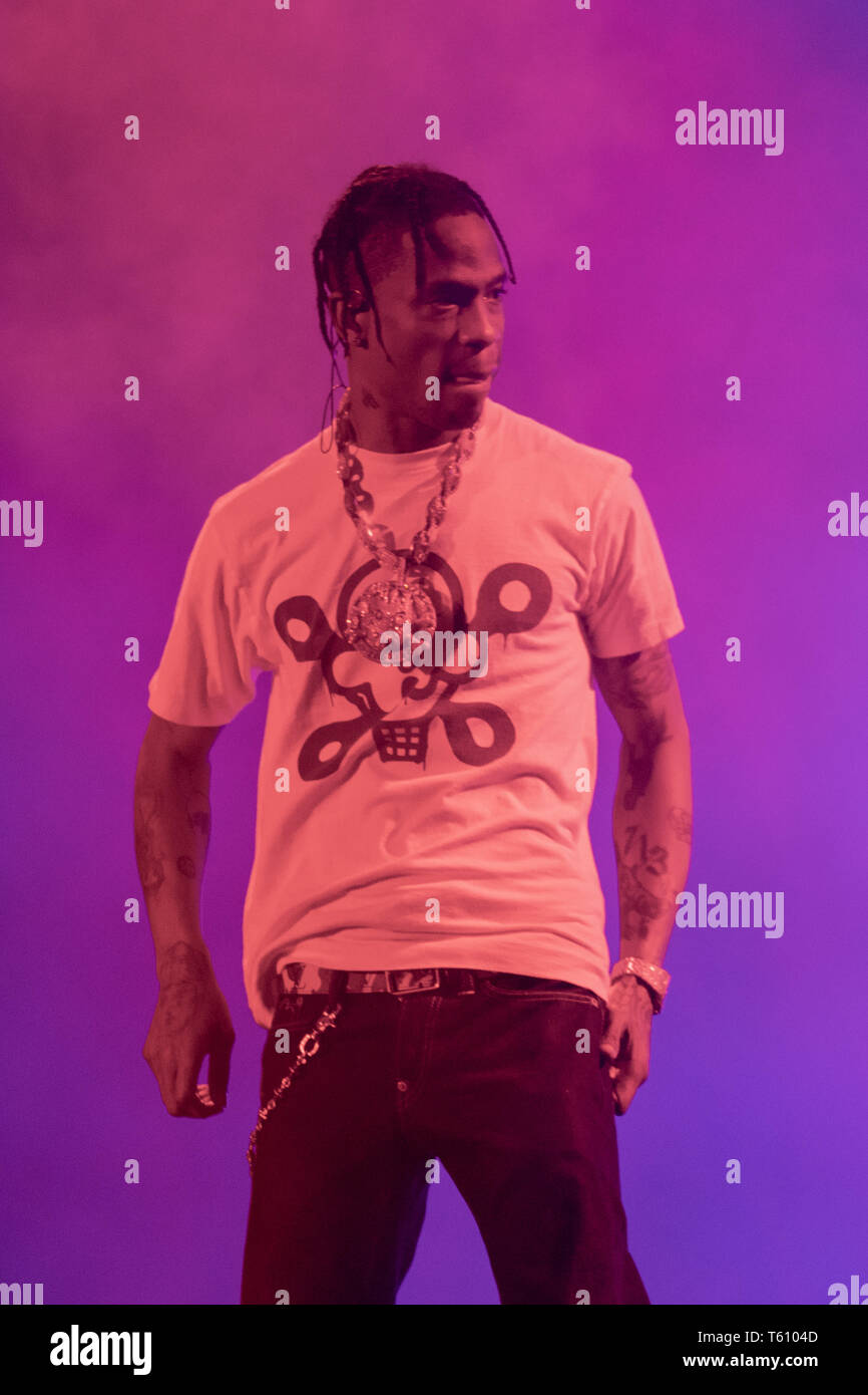 April 27, 2019 - Virginia Beach, Virginia, U.S - Rapper TRAVIS SCOTT ...