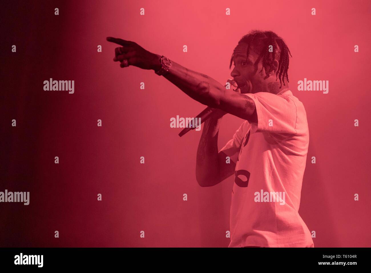 April 27, 2019 - Virginia Beach, Virginia, U.S - Rapper TRAVIS SCOTT ...