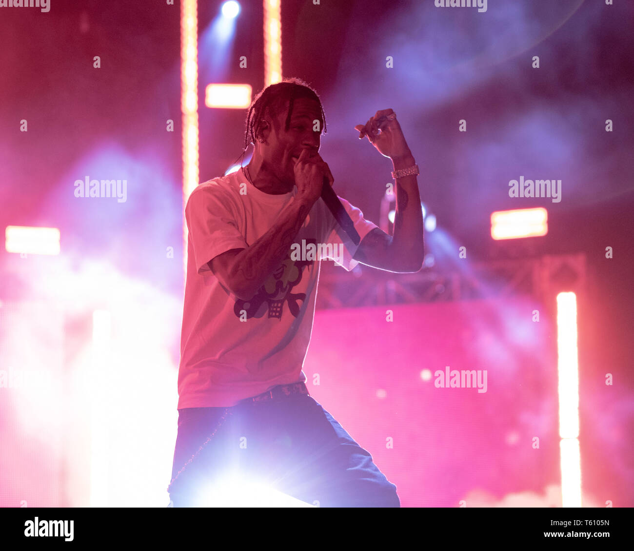 April 27, 2019 - Virginia Beach, Virginia, U.S - Rapper TRAVIS SCOTT ...