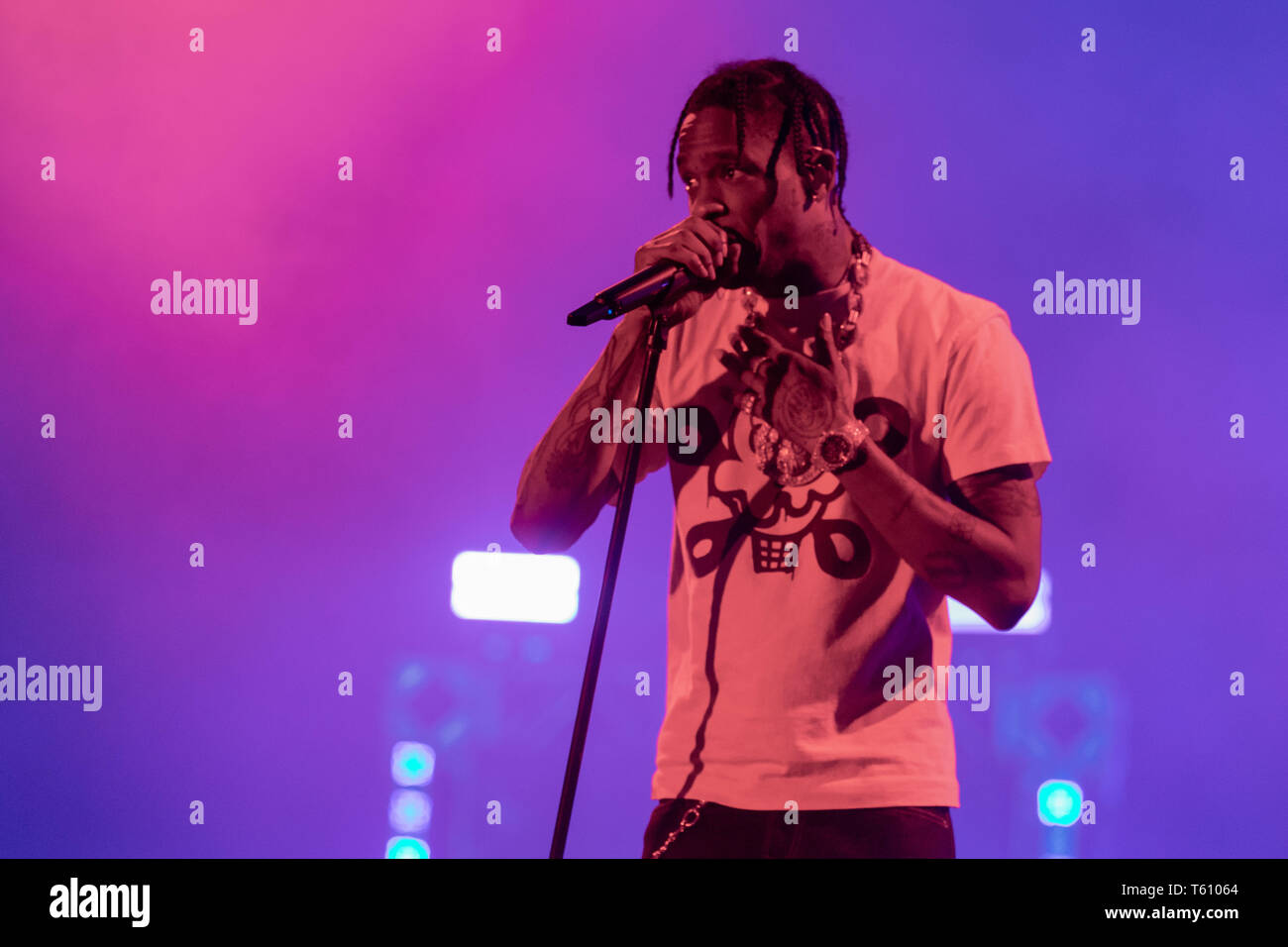 April 27, 2019 - Virginia Beach, Virginia, U.S - Rapper TRAVIS SCOTT ...