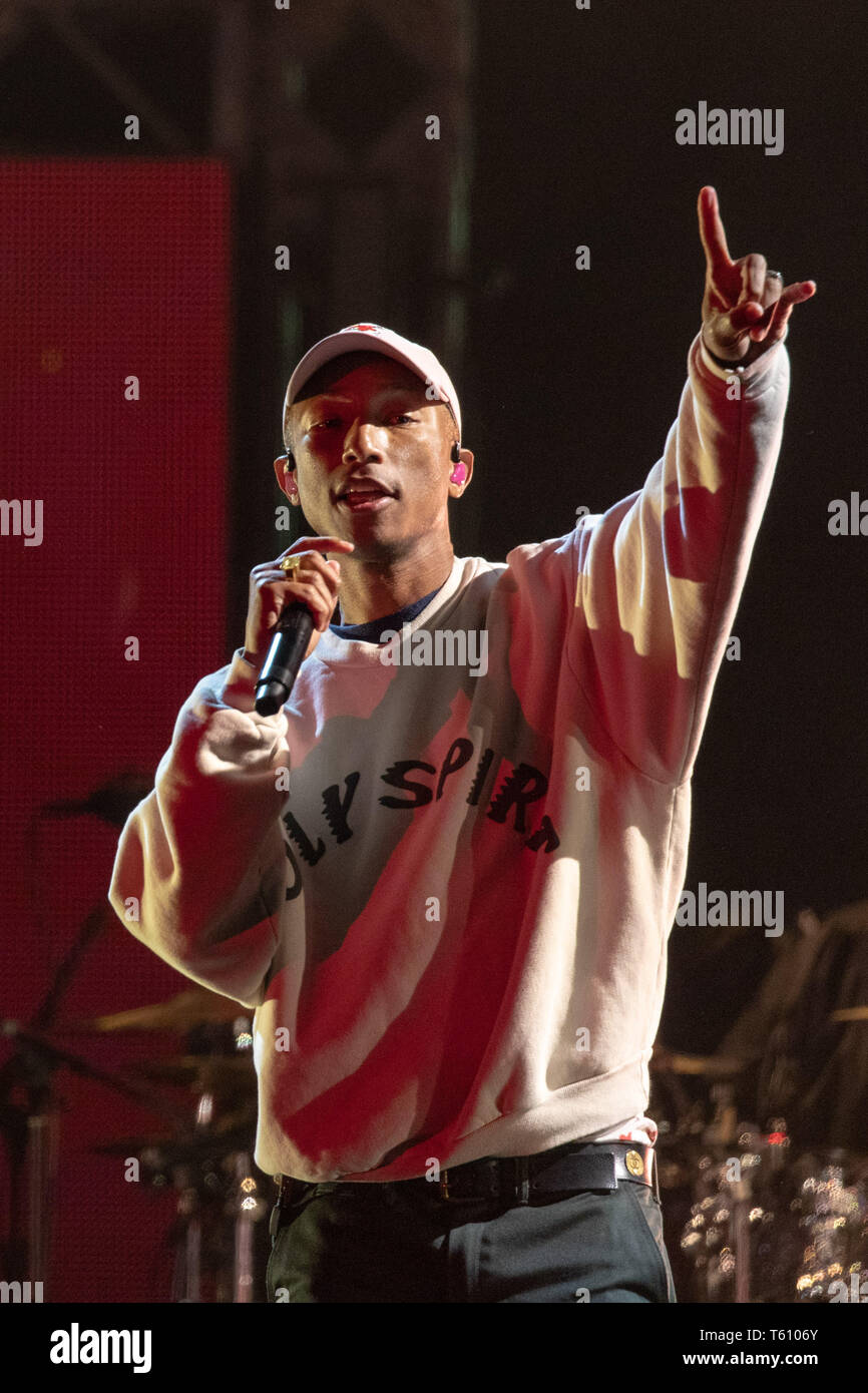 April 27, 2019 - Virginia Beach, Virginia, U.S - Singer PHARRELL ...