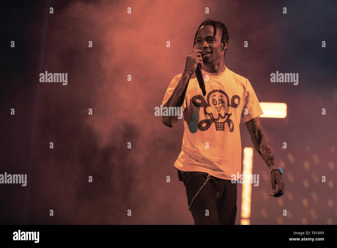 April 27, 2019 - Virginia Beach, Virginia, U.S - Rapper TRAVIS SCOTT ...