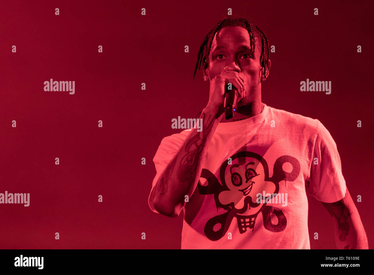 April 27, 2019 - Virginia Beach, Virginia, U.S - Rapper TRAVIS SCOTT ...