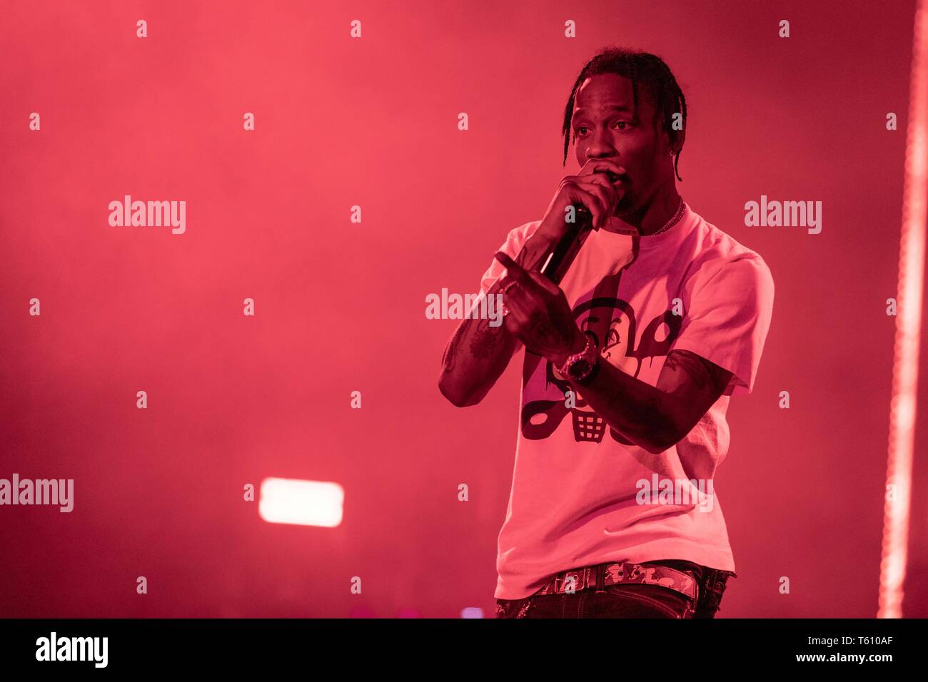 April 27, 2019 - Virginia Beach, Virginia, U.S - Rapper TRAVIS SCOTT ...