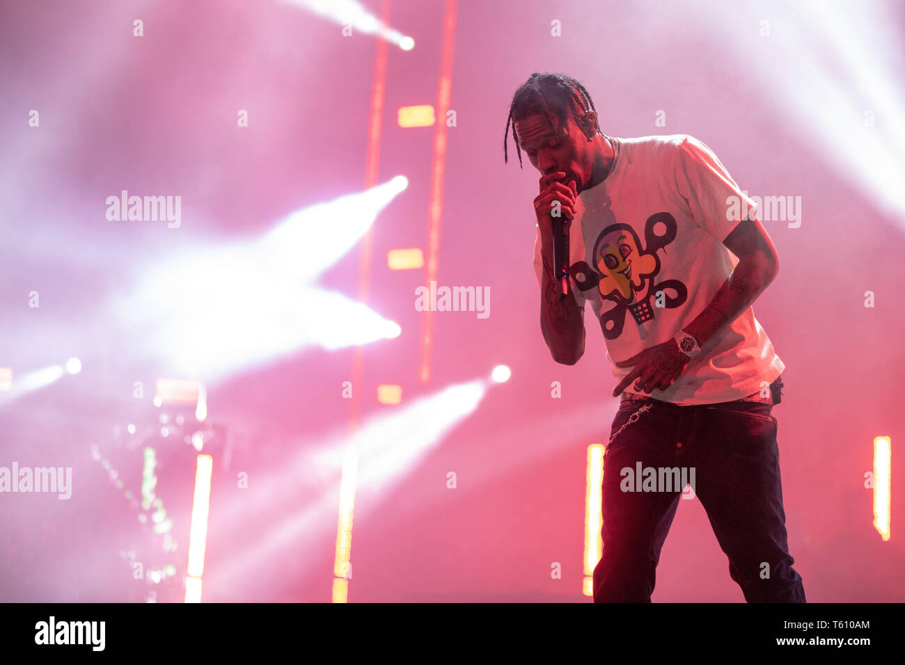 April 27, 2019 - Virginia Beach, Virginia, U.S - Rapper TRAVIS SCOTT ...