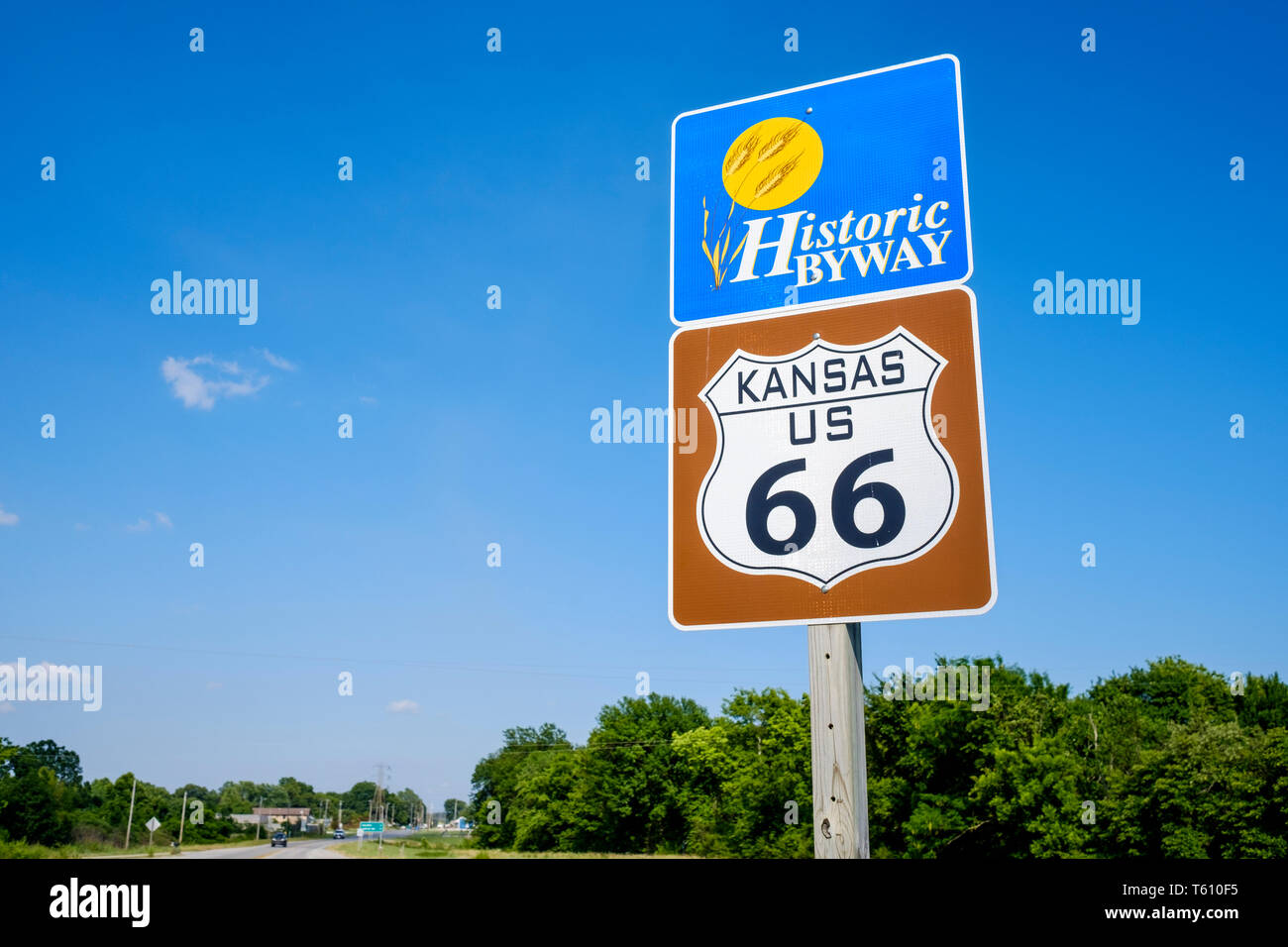 Historic route 66 kansas hi-res stock photography and images - Alamy
