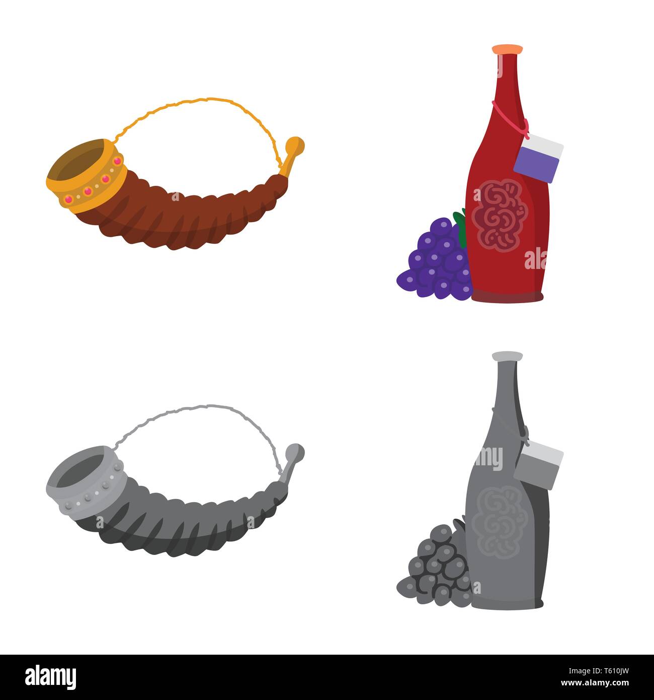 Vector design of culture and sightseeing sign. Set of culture and ...