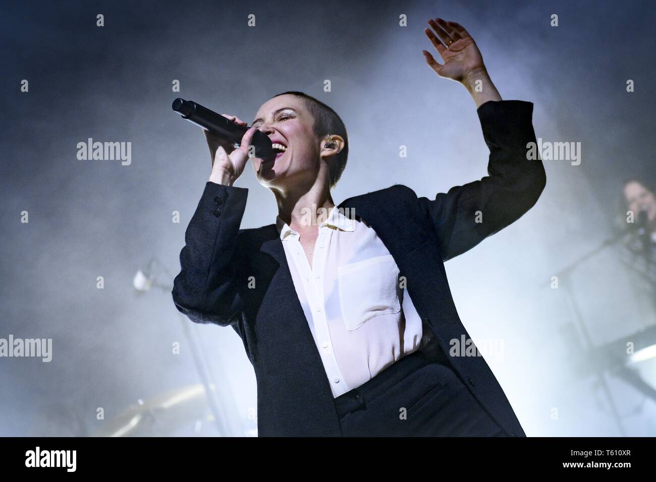 April 26, 2019 - Toronto, Ontario, Canada - Canadian band JULY TALK ...