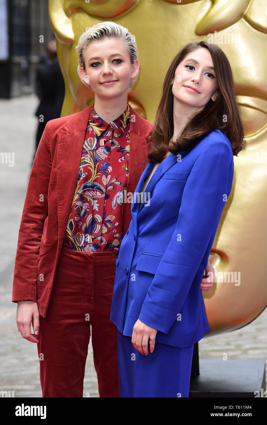 Ellen Robertson and Charly Clive attending the BAFTA Craft Awards at ...
