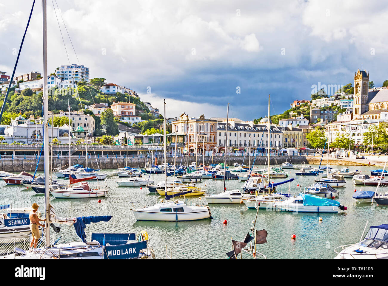 Torquay town centre center hi-res stock photography and images - Alamy