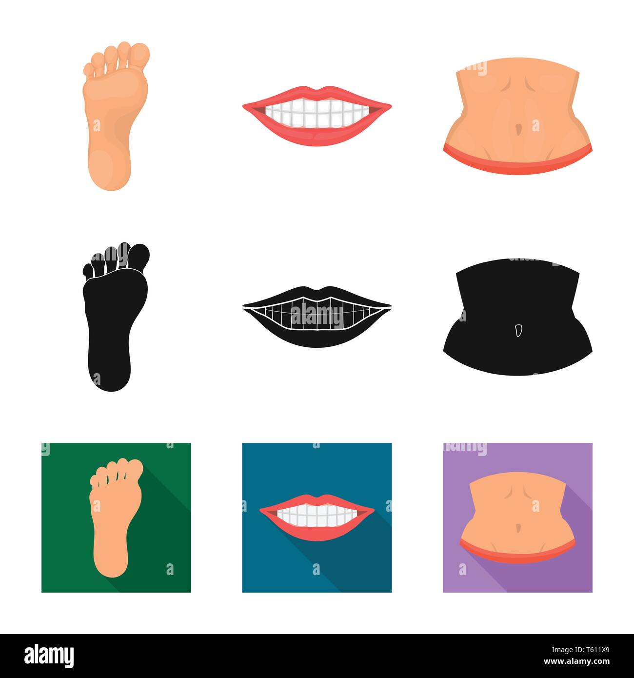 Facial trace Stock Vector Images - Alamy