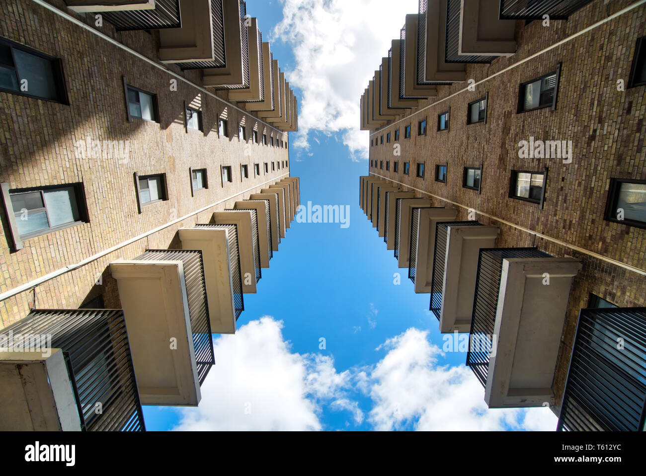 Toronto Apartment building complex in Toronto Midtown Stock Photo - Alamy