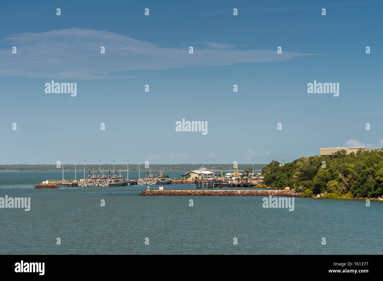Darwin Australia - February 22, 2019: Coast Guard port and base at ...
