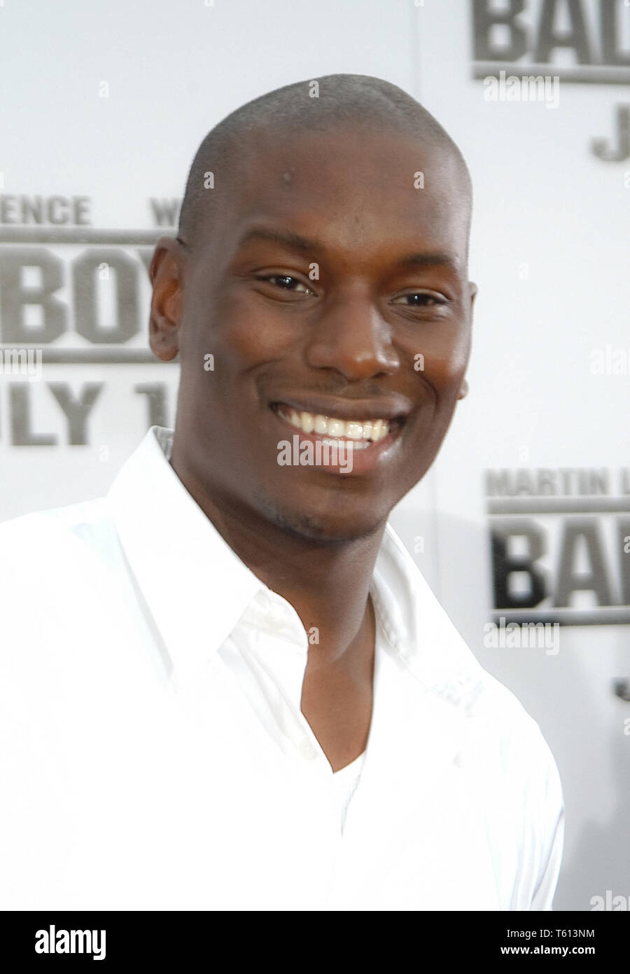 Tyrese at the Premiere of Columbia Pictures "Bad Boys II", held at The ...