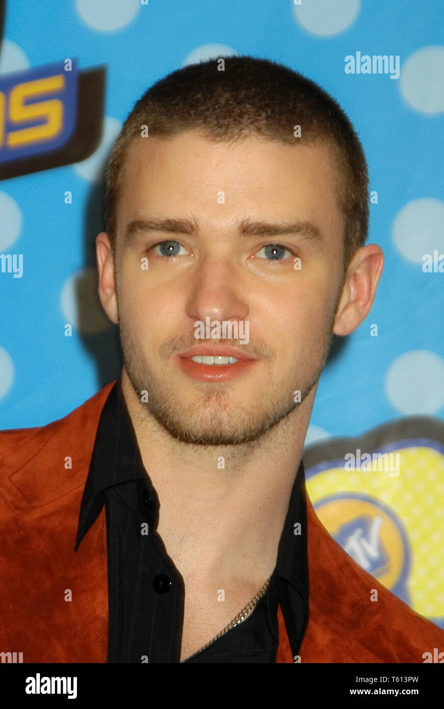 Justin Timberlake at the 2003 MTV Movie Awards, held at The Shrine ...