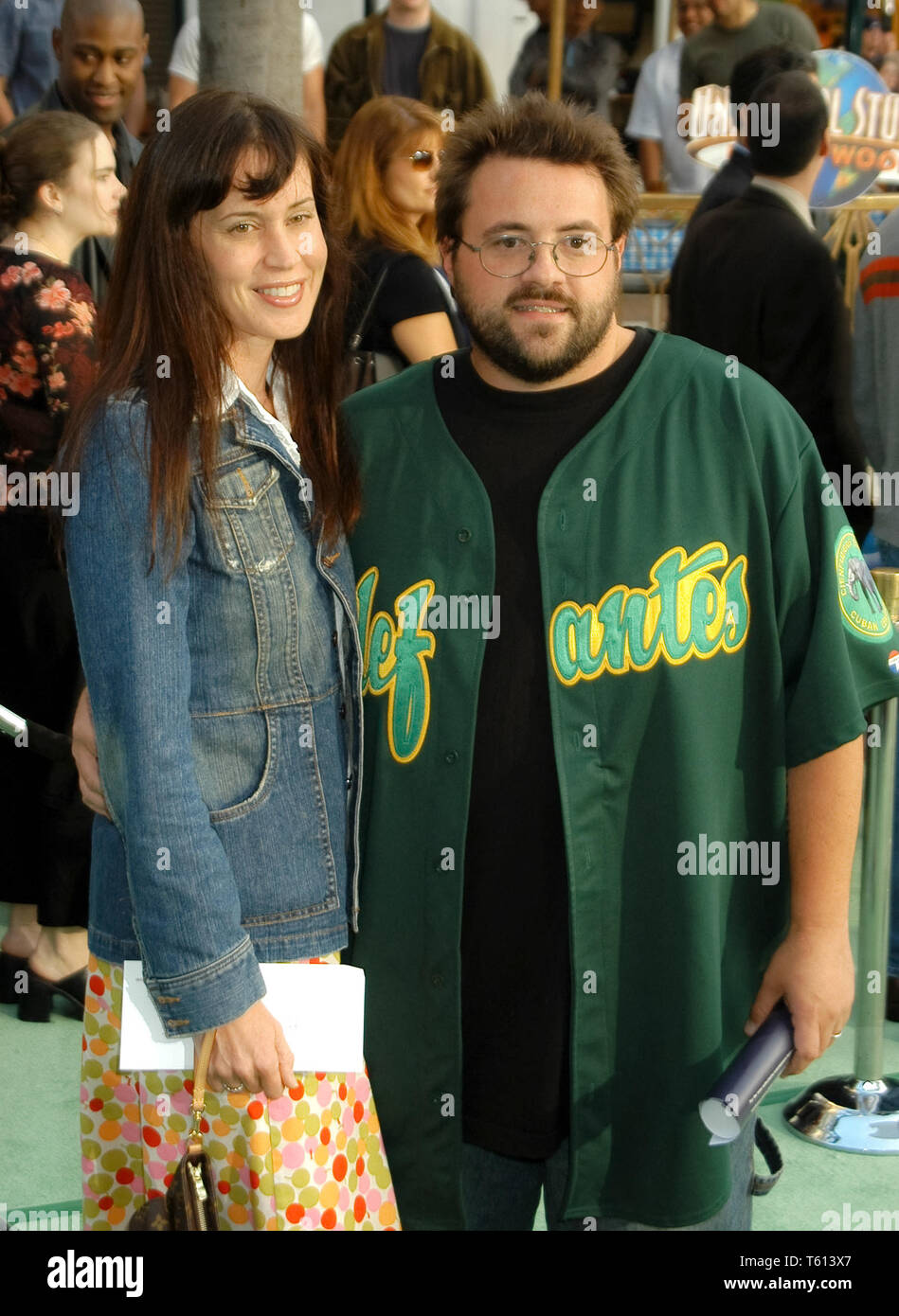 Kevin Smith & Wife at the World Premiere of "The Hulk", held at at the ...