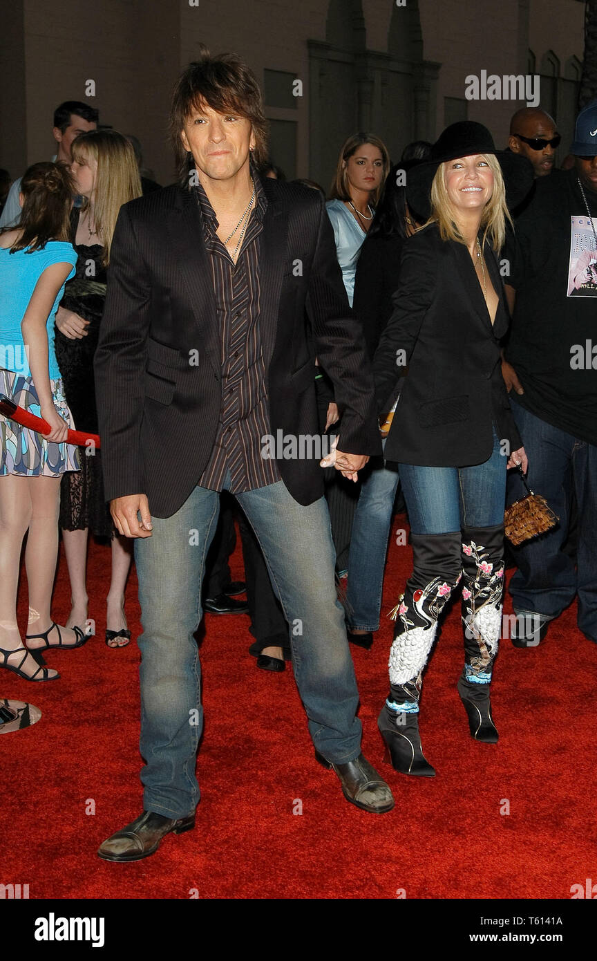 Richie Sambora and Heather Locklear at the 32nd Annual American Music ...