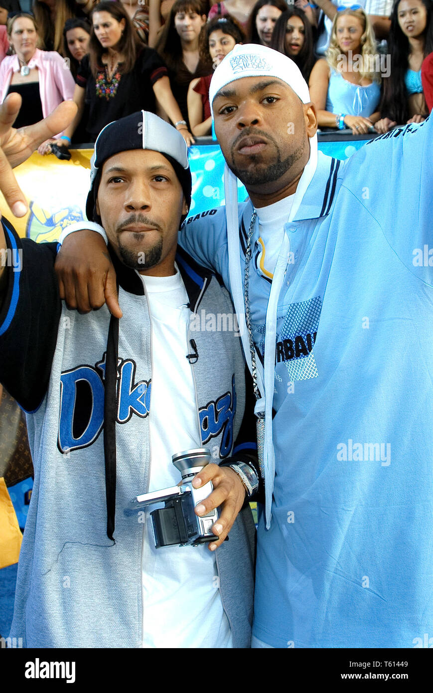 Red Man & Method Man at the 2003 MTV Movie Awards, held at The Shrine ...