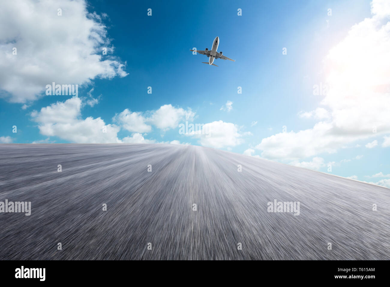 Airplane road motion blur hi-res stock photography and images - Alamy
