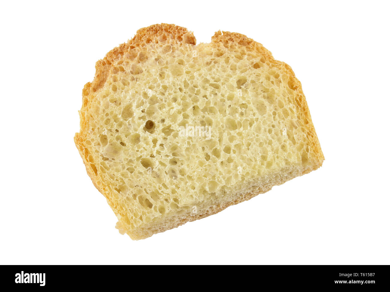 Crust of bread isolated on white background Stock Photo - Alamy