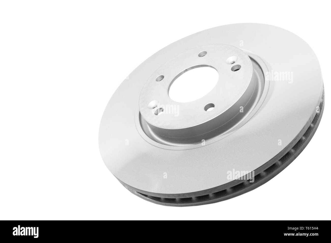 Car brake disc isolated on white background. Auto parts. Brake disc ...