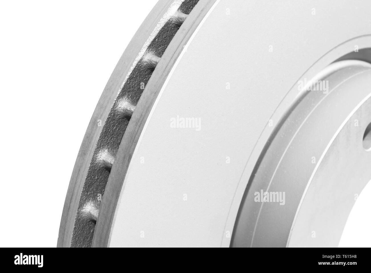 Brake disc isolated on white background. Auto parts. Brake disc rotor ...