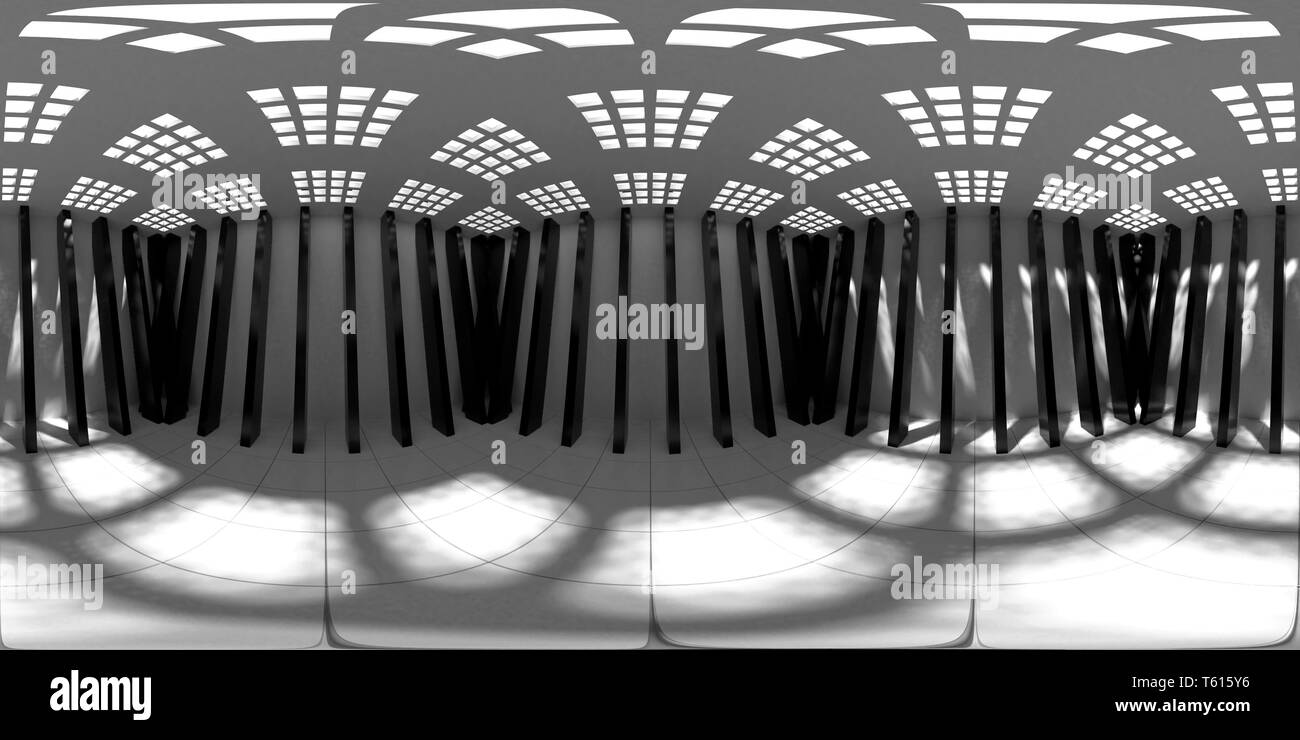 4K HDRI map, spherical environment panorama background, modern interior ...