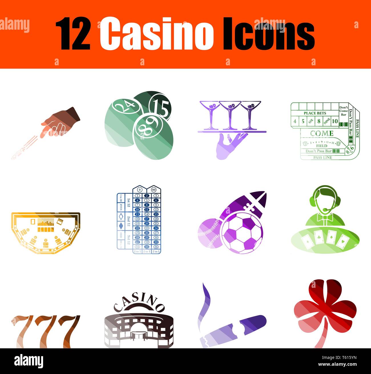 Poker ladder Stock Vector Images - Alamy