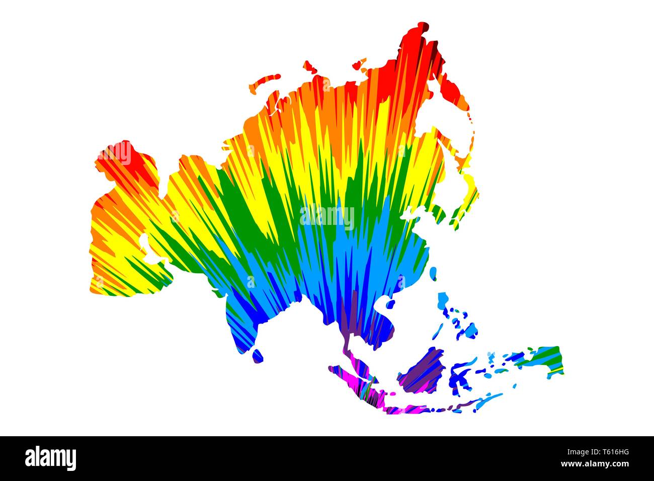 Asia continent hi-res stock photography and images - Alamy