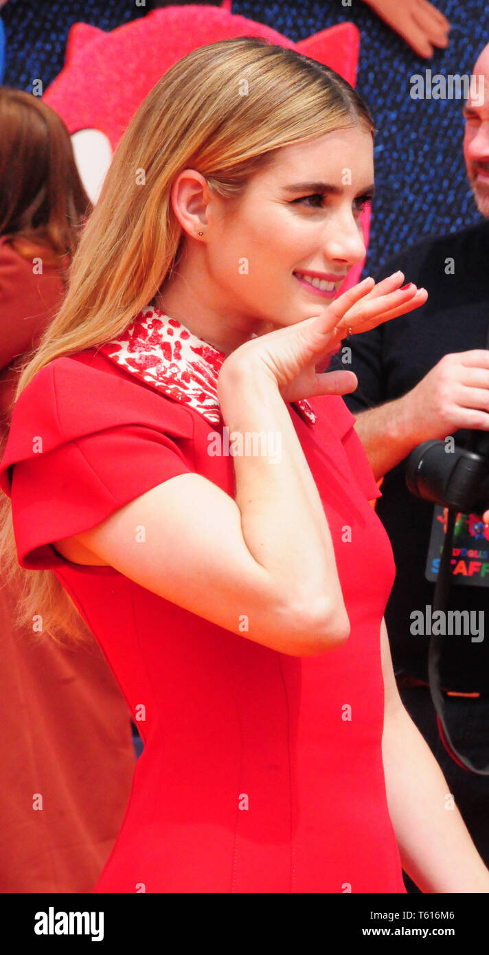 Los Angeles, California, USA 27th April, 2019 Actress Emma Roberts ...