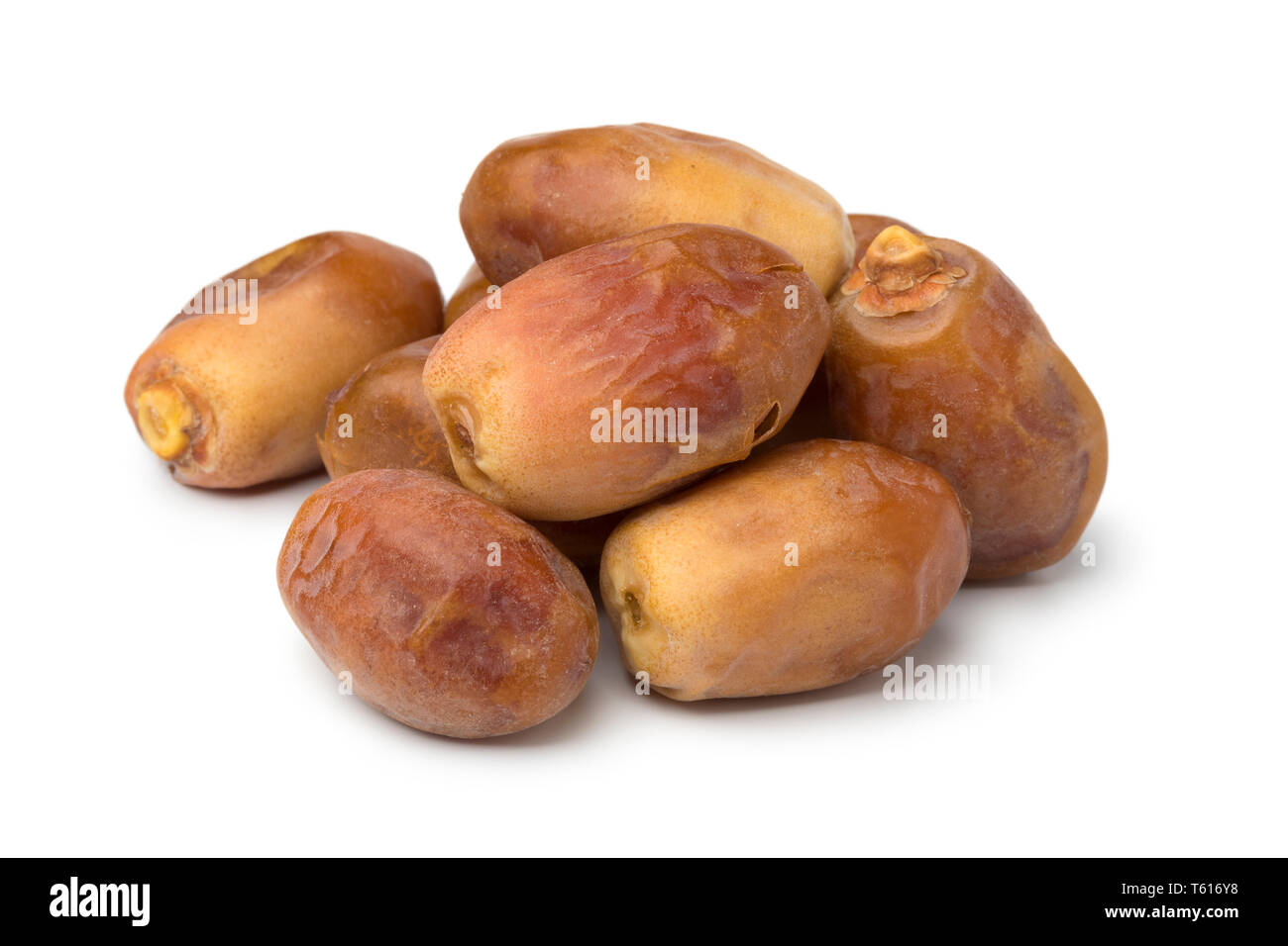 Heap of dried Iranian Zahedi dates isolated on white background Stock ...
